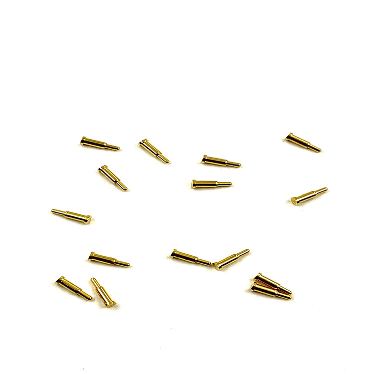 Gold Plated CNC Parts female Male Spring Loaded Connector Conductive ...