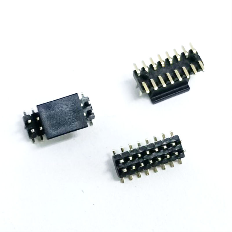 1.27mm pitch Pin Header SMT double row type 16 pin equivalent to FTSH Series| dghoyato.com
